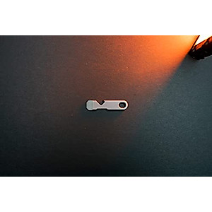 QuickPry Bottle Opener Mini Everyday Carry Pry Bar Tool, For Camping, Cleaning, And Simple Everyday Tasks, Keychain Carry Tool
