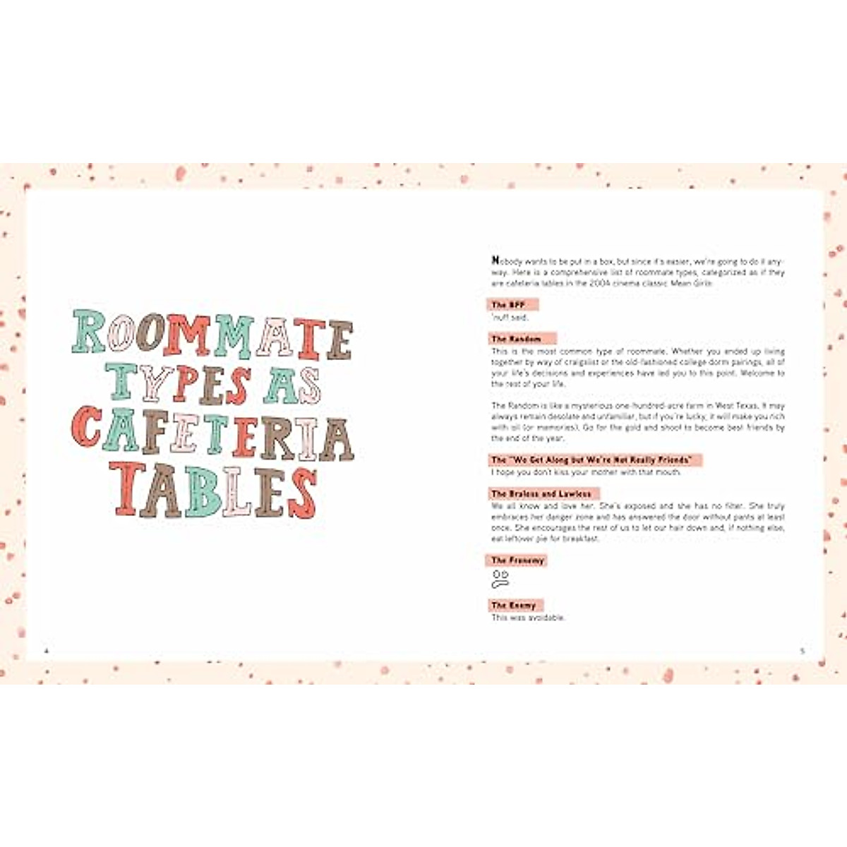 The Roommate Book: Sharing Lives and Slapping Fives