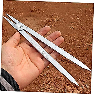 Uonlytech 2pcs Woodworking Pliers Hand Tools Wolf Jaw Tongs Woodworking Forging Tongs Blacksmithing Forge Tongs Forging Pliers Forging Tools Horseshoe Tool Old Fashioned Hand Vise Pliers