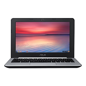 ASUS C200MA Chromebook 11.6 Inch, Intel Dual Core, 4GB RAM, 16G EMMC + TPM (Black)