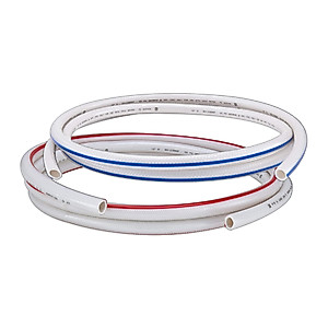RecPro 1/2" RV Pressurized Hot & Cold Water Line Combo | RV Hose | Flexible | Non-Toxic | Vinyl | Heavy Duty | Length Options (5ft)