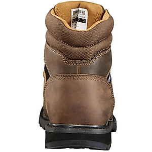 Carhartt Men's Traditional Welt 6" Steel Toe Work Boot Construction, Crazy Horse Brown Oil Tanned, 12