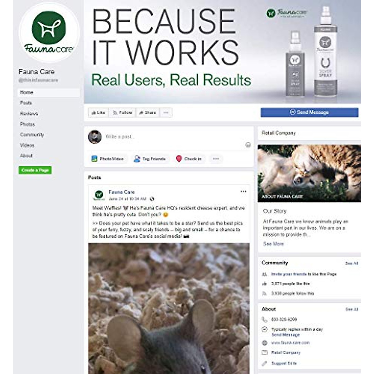 Fauna Care Equine Protect & Condition Spray 4.5 oz to Heal & Soothe Wounds, Cuts, Scrapes, Scratches, Post-Op; Prevent Infection, Irritation, Pain; Veterinarian Recommended Wound Care