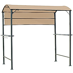 Garden Winds Replacement Canopy Top Cover Compatible with The Outsunny 84C-174 Grill Gazebo - Riplock 350