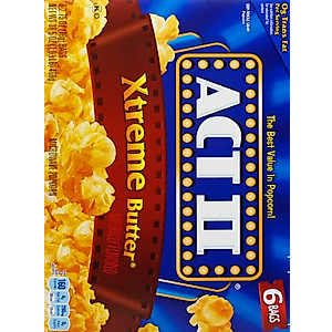 ACT II Xtreme Butter Popcorn, 2.75 Oz, 6 Ct