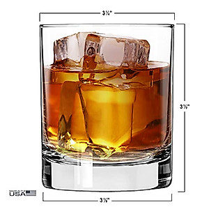 Lucky Shot United States Declaration Of Independence Whiskey Glasses | 11 oz. Tumblers | American US Patriotic Gift | Old Fashioned We The People Cocktail Glasses | Retirement Gifts For Men