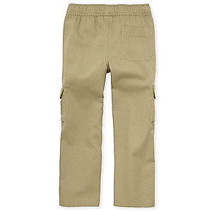 The Children's Place Boys Pull on Cargo Pants,Flax Single,8H