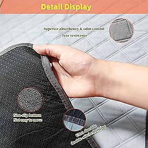 2PCS Plus 47 x 24 Inch Guinea Pig Cage Liner Fleece Washable Hamster Bedding, Waterproof Reusable & Anti Slip Dogs Pee Pads with Great Urine Absorption for Small Animals Accessories Rabbit Rat......