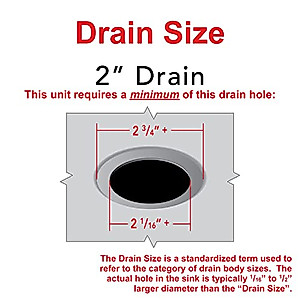Ambassador Marine Sink Drain with Ultra Mirror Finish
