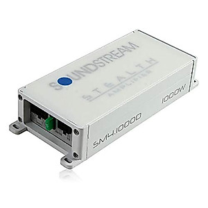 Soundstream SM4.10000D 1000W Max 4 Channel Stealth Series Marine Grade Class D Amplifier - SM4.1000D
