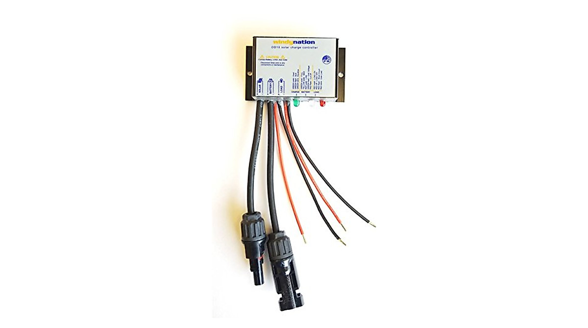 WindyNation 10A Waterproof Solar Charge Controller