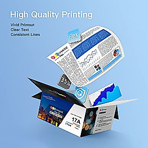 GPC Image Flex Compatible 17A Toner Cartridge Replacement for HP 17A CF217A Toner Cartridge 2 Black Compatible with Laserjet Pro M102w M130nw M130fw M130fn M102a M130a Pro MFP M130 M102 Printer