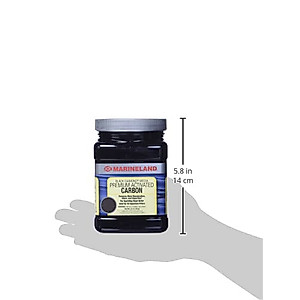 Marineland Black Diamond Premium Activated Carbon 10 Ounces, Filter Media For aquariums, Blacks & Grays