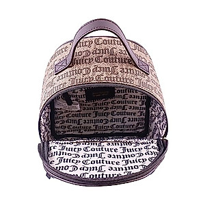 Juicy Couture Pullout Pouch Backpack Taupe/Dark Brown One Size