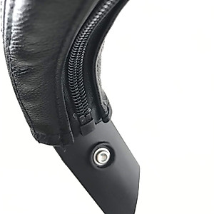 Gogolotom Classic Luxury PU Leather Handle Cover for Doona Stroller & Car Seat, Dust-proof, Water-repellent, Black