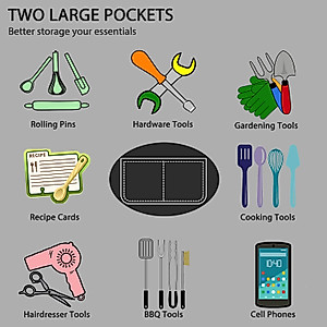 POFULL Funny Apron Gift for Mom Good Moms Let You Lick the Beaters Great Moms Turn Them Off First (good moms Apron)