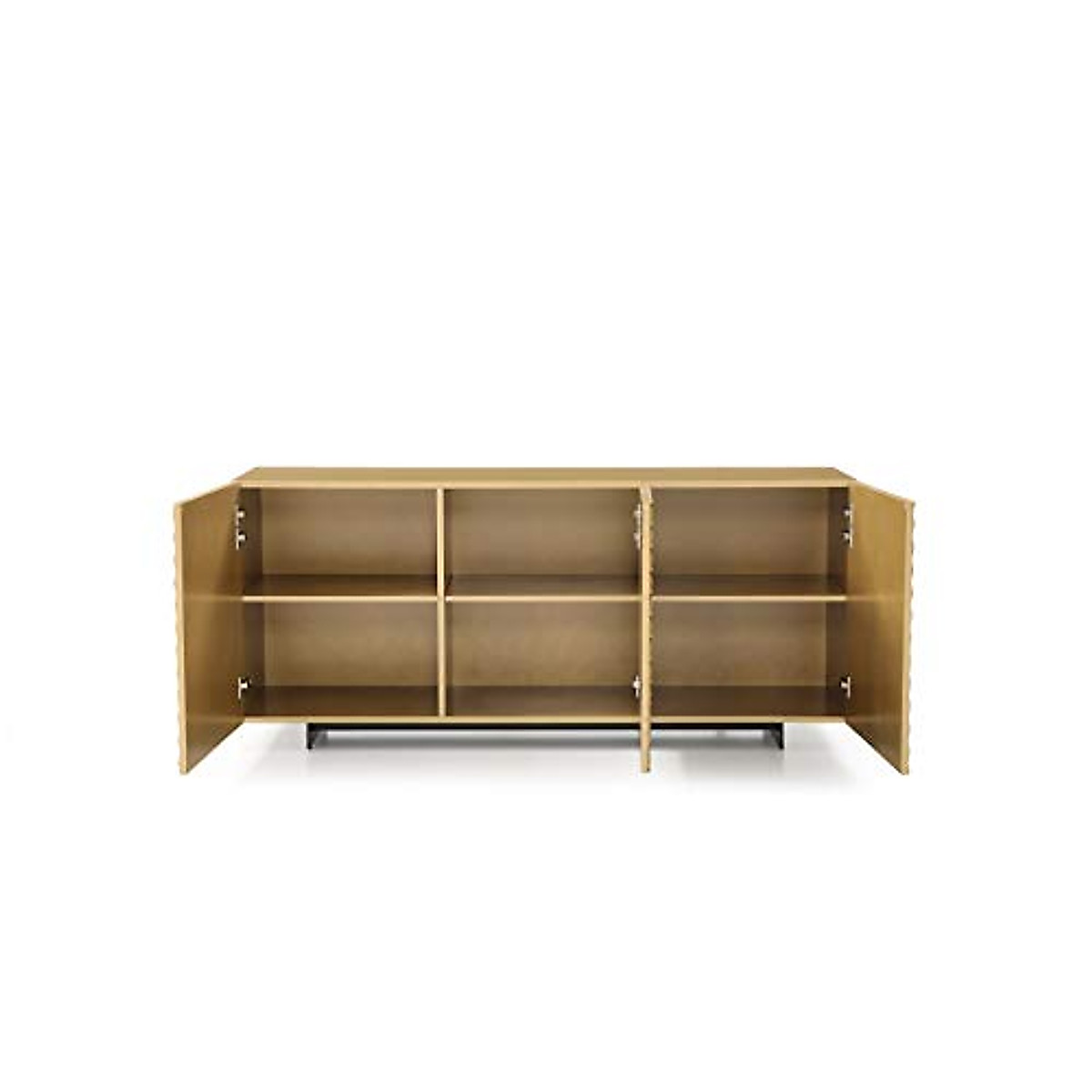 Whiteline Modern Living Harper Buffet, Large, Gold