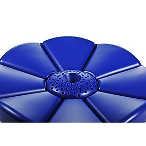 CTSC Climbing Rope Swing with Knot and Disc Swing Seat Set, Rope Ladder for Kids Outdoor Tree Backyard Playground Swing. Zip Line Seat for Kids. Sturdy & Safe (Blue)