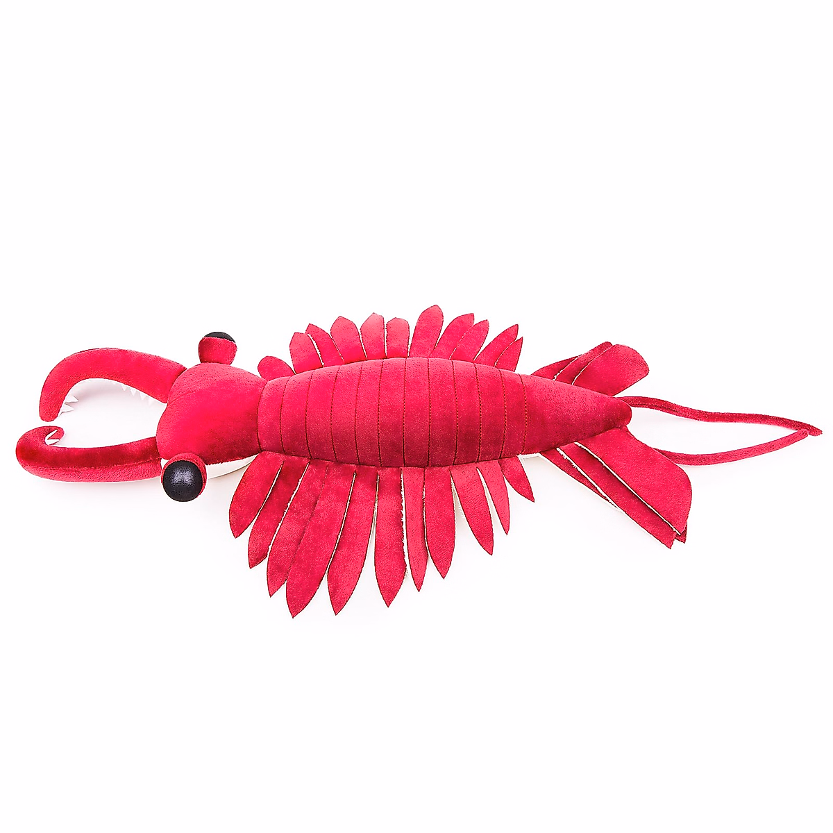 ZHONGXIN MADE Realistic Cambrian Ancient Organism Anomalocaris Plush Toy - 21" Lifelike Cambrian Creature Anomalocaris Stuffed Animals Model Plushie, Unique Plush Gift for Kids
