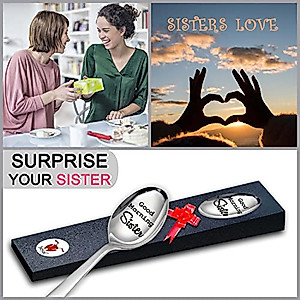 Seyal® Good Morning Sister Spoon Gift - Sister Gift - Sister gifts - Sisters day gift - Gift for sisters - Sister Gifts from sister - sisters gift - sister gift from brother