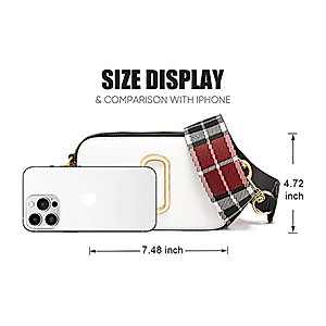 JBB Women's Crossbody Bags Trendy Snapshot Clutch Purse Small Camera Shoulder Handbags Satchel Khaki