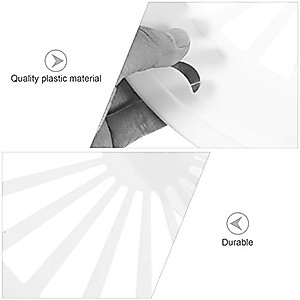 YARNOW Reusable Plastic Paper Plate Holder 10.6 inch Round BBQ Paper Plate Trays Multicolor Lightweight Plate Support Outdoor Picnic Supplies