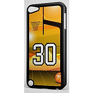 iPod Touch Case Fits 6th Generation or 5th Generation Basketball #0300 Choose Any Player Jersey Number 30 in Black Plastic Customizable by TYD Designs