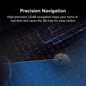 roborock Q7+ Self-Emptying Robot Vacuum, Empties Itself for up to 7 Weeks, 2700 Pa Suction, PreciSense Precision LiDAR, 3D Mapping, Works with Alexa, Perfect for Hard Floors, Carpets, and Pet Hair