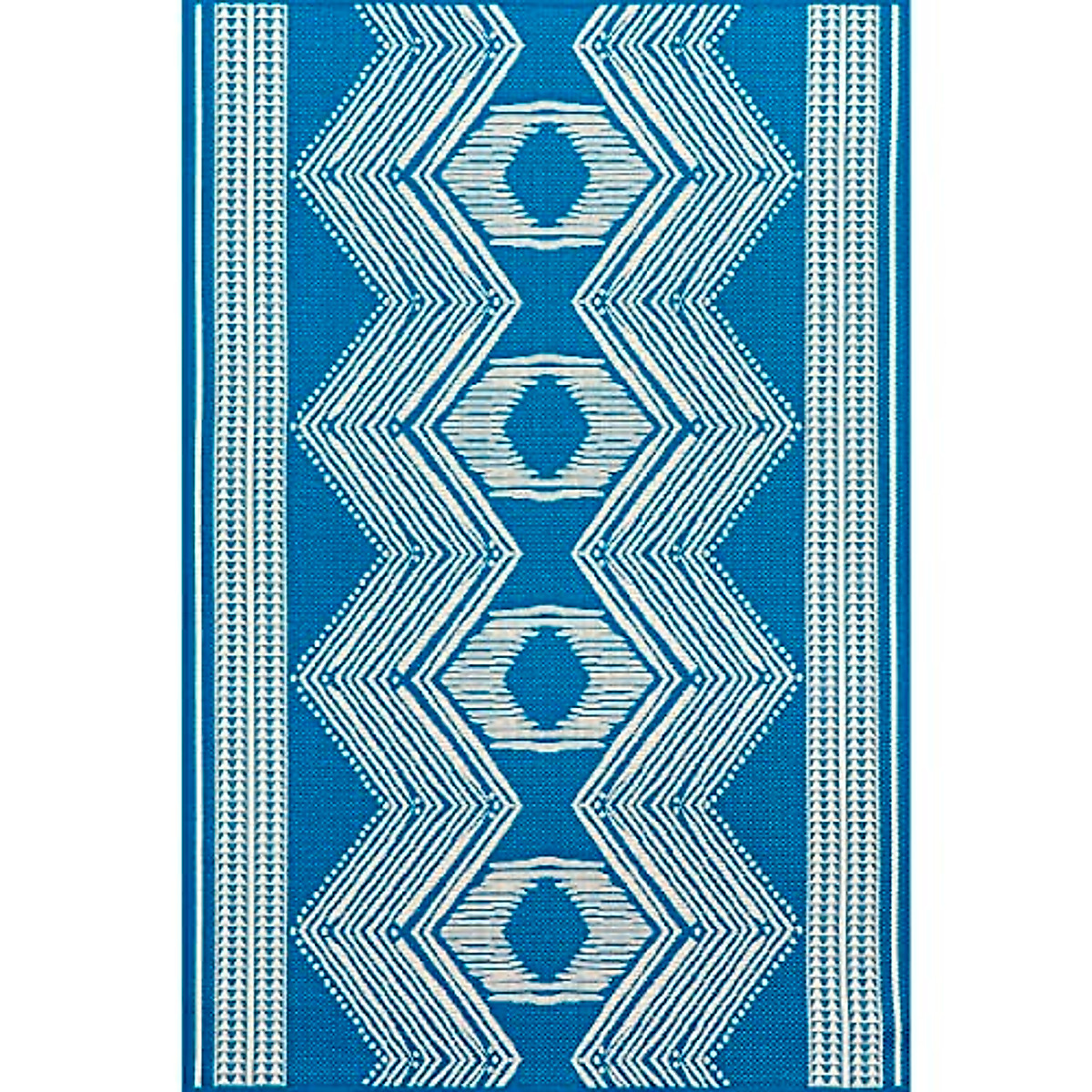 nuLOOM Ranya Tribal Indoor/Outdoor Area Rug, 8' x 10', Teal