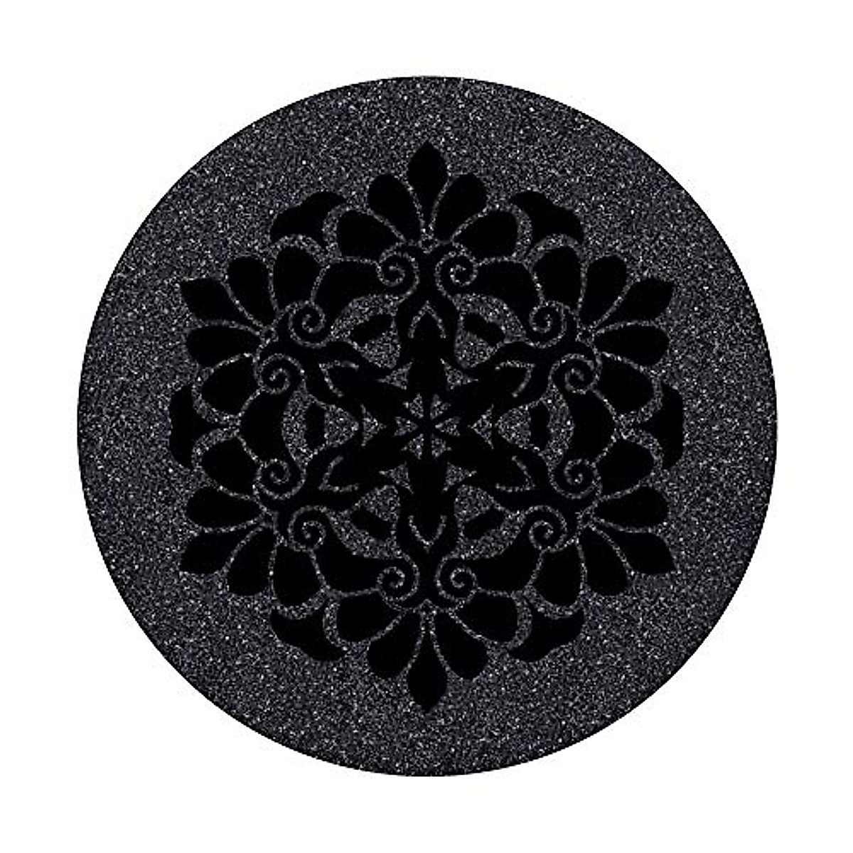 Cute Black Mandala Oriental Mystic Floral Phone Holder PopSockets PopGrip: Swappable Grip for Phones & Tablets