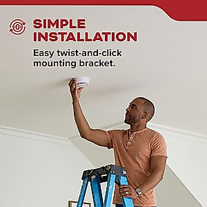 Kidde Smoke Detector, 10-Year Battery Powered, LED Warning Light Indicators