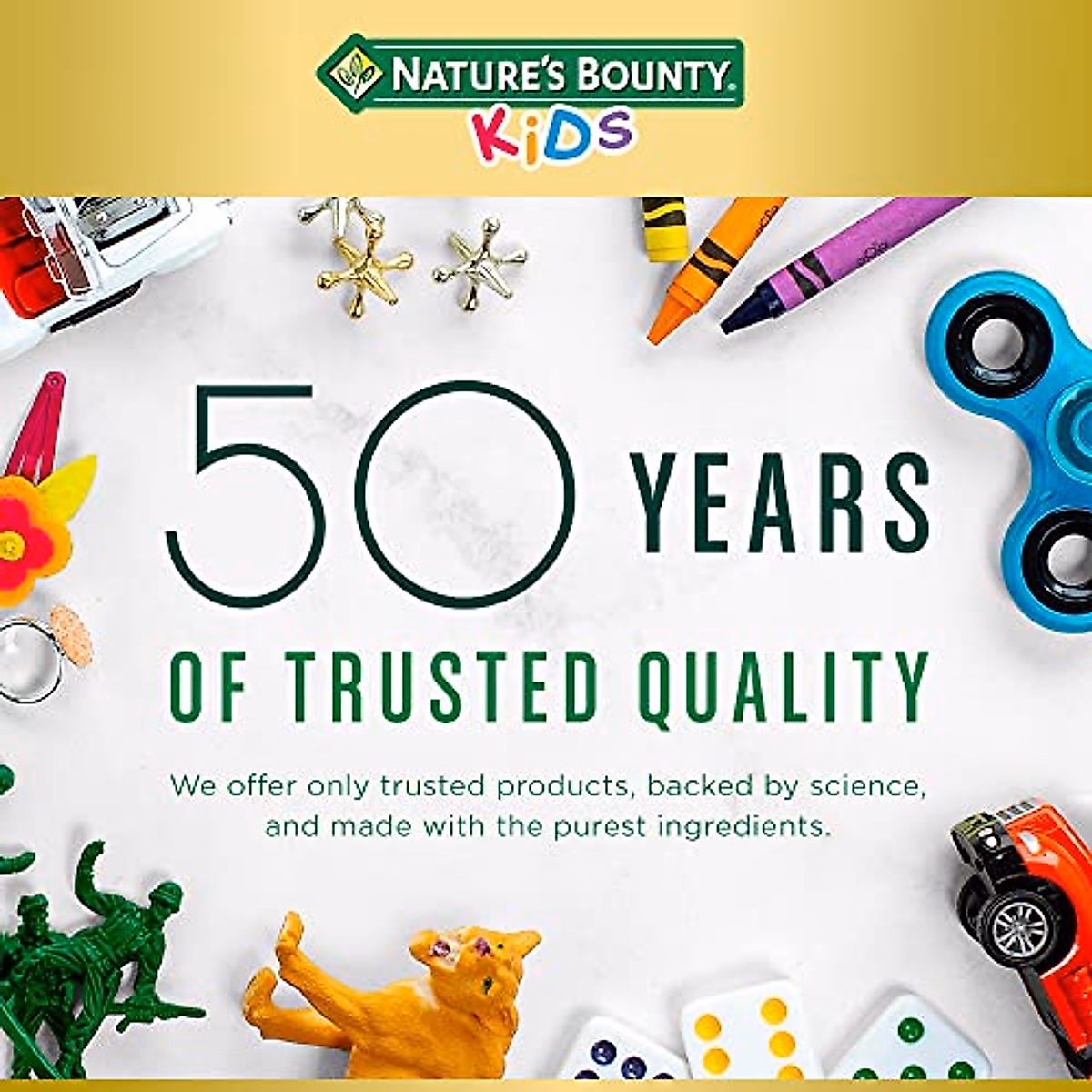 Nature's Bounty Disney® Frozen Kids Gummy Multivitamin, Natural Strawberry & Raspberry Flavored, Vitamins A, C, D, E, and Select B Vitamins, 60 Gummies