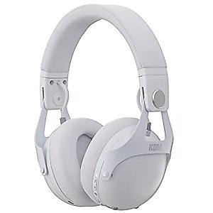 Korg Smart Noise Cancelling DJ Headphones, White NCQ1WH