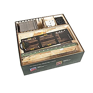 The Broken Token - Betrayal at House on the Hill 2nd ed, 3rd ed, and Baldur's Gate and Expansions Wooden Game Organizer - Wooden Game Organizer Box with Multiple Trays