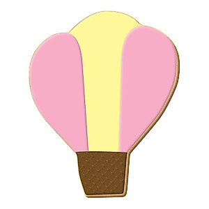 Foose Hot Air Balloon Cookie Cutter 4 Inch –Tin Plated Steel Cookie Cutters – Hot Air Balloon Cookie Mold