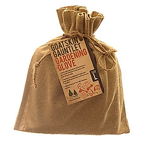 Leather Gardening Gloves by Fir Tree. Premium Goatskin Gloves With Cowhide Suede Gauntlet Sleeves. Perfect Rose Garden Gloves. Men's and Women's Sizes. M-8 (See Size Chart Photo)