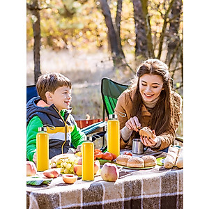 QCen 18oz Clear Glass Bottle for Juicing, Reusable Glass Water Bottles for Juicer Machine, with Stainless Steel Leak-Proof Lids, Wide Mouth Liquid Storage Containers, BPA Free, Set of 6