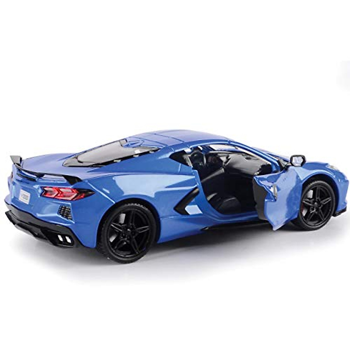 Motormax 2020 Chevrolet Corvette C8 Stingray Blue Metallic Timeless Legends 1/24 Diecast Model Car 79360