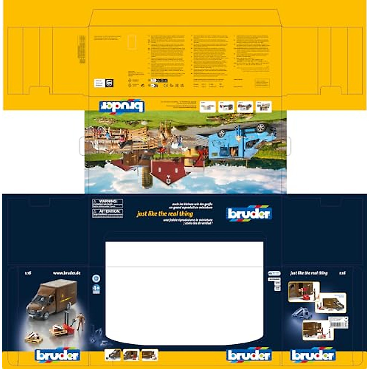 Bruder 02678 MB Sprinter UPS with Driver and Accessories