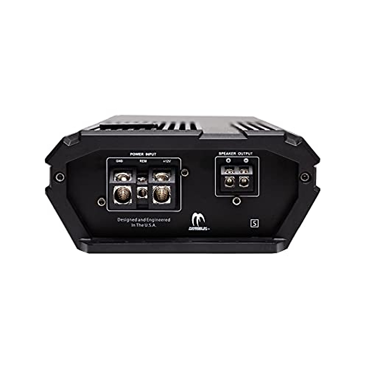 Hifonics ZTH-1225.1D Zeus Theta Compact Mono Channel Car Audio Amplifier (Silver) – Class D Amp, 1200-Watt, Onboard Electronic Crossover, Built-in Bass Control, Bass Remote Included