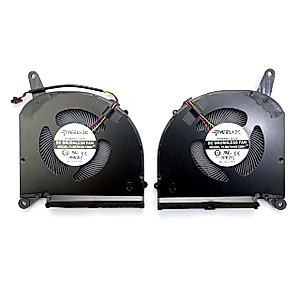 Bestparts New CPU+GPU Cooling Fan Replacement for Gigabyte AERO 15 OLED, AERO 17 HDR XA RP75XA RP77XA (0.28 inch Thick)