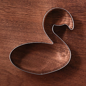 LILIAO Flamingo Float Cookie Cutter - 3.8 x 3.9 inches - Stainless Steel