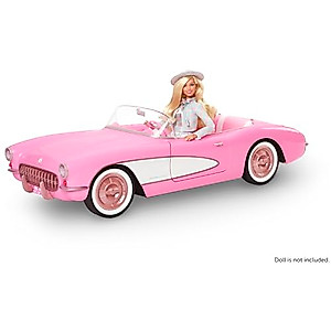 Barbie The Movie Collectible Car, Pink Corvette Convertible