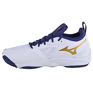 Mizuno Wave Momentum 3(U) Wht/BRibbon/MPGold, 10 US
