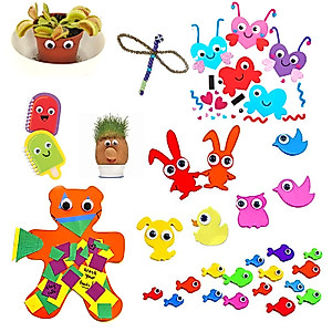 DECORA 6mm Round Wiggly Toy Eye with Self-adhesive 1000 Pieces