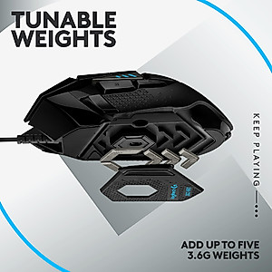Logitech G502 Hero Wired Gaming Mouse and G213 RGB Gaming Keyboard - mice with programmable Buttons and Adjustable Weights - Customizable Backlit Keyboard with Tactile Keys - PC/Laptops