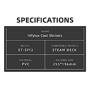 Cicilemo Protective Skin Decal for Steam Deck, Anti-slip Scratch-resistant Skins Stickers Set Compatible with Steam Deck Handheld Gaming PC(Brighting Red)