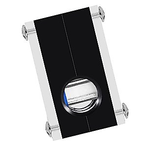 Flow Meter Indicator,POM Acrylic 6 Impeller 3 Ways Portable Durable Flow Meter,for PC Water Cooling System G1/4 Thread