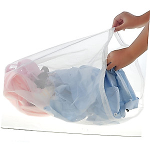 LABRIMP Laundry Bags Clothes Mesh Bag Fine Mesh Drawstring
