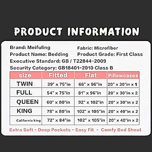 Cheap Bedding Bed Sheet Set - 4 Piece Queen - Microfiber - White and Purple Deep Pockets -King Sheets Sets Closeout - 3 PC Twin Black and Yellow - Sabanas Full Size Clearance Prime (Queen, Blue)